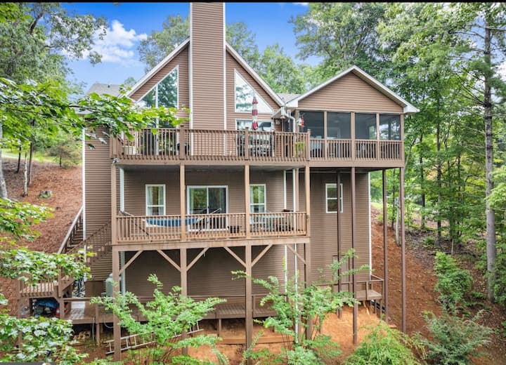 Golf Resort Home In Helen/2mi To Town/view/games - Helen, GA