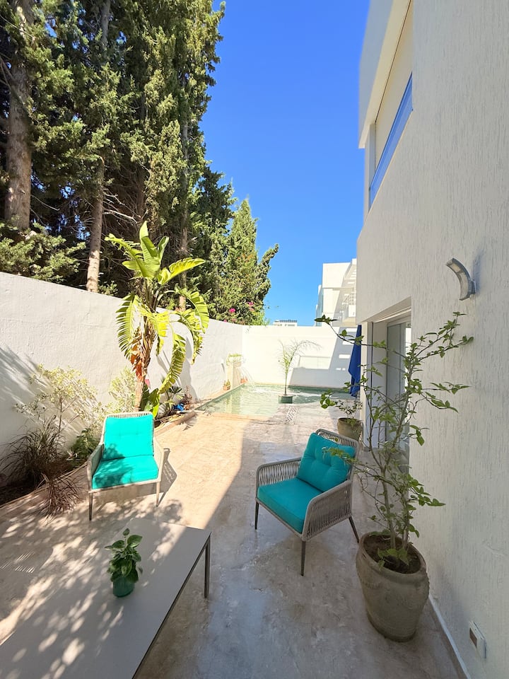 Villa Amin à Hammamet Près De La Plage Avec Piscin - Hammamet