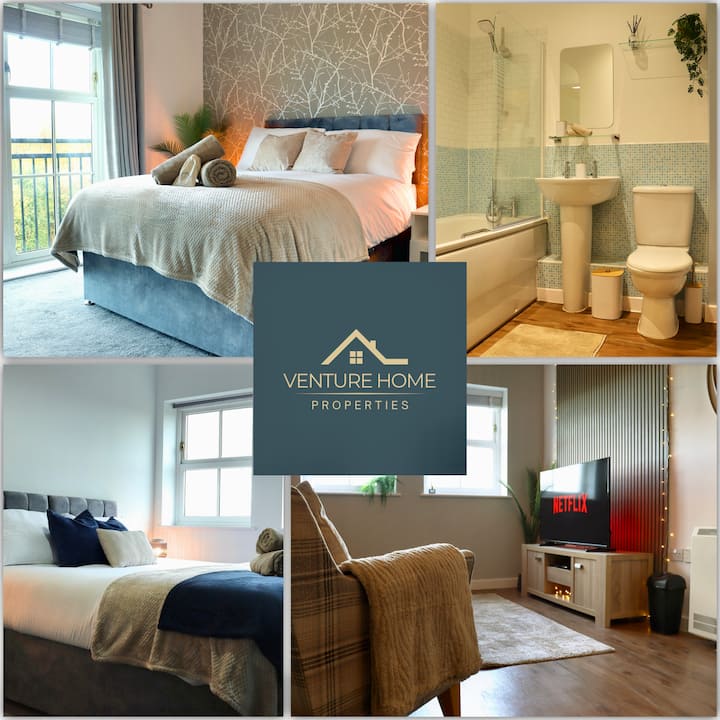 The Cosy Condo | Free Secure Parking | 2bed+2bath - Aylesbury