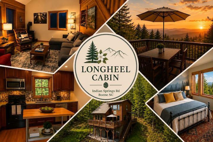 Cabin W/ Panoramic Views | Firepit + Close To Town - Boone, NC