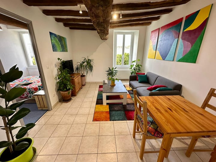 Apt 1er éTage, Parking Privé + Garage Moto/vélo - Doué-la-Fontaine