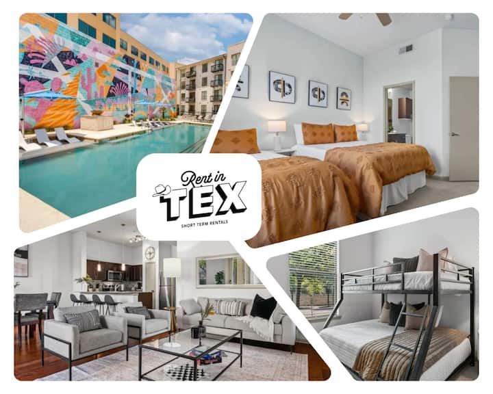 Luxury Domain 3br/3ba • Private Pool Retreat - Austin, TX