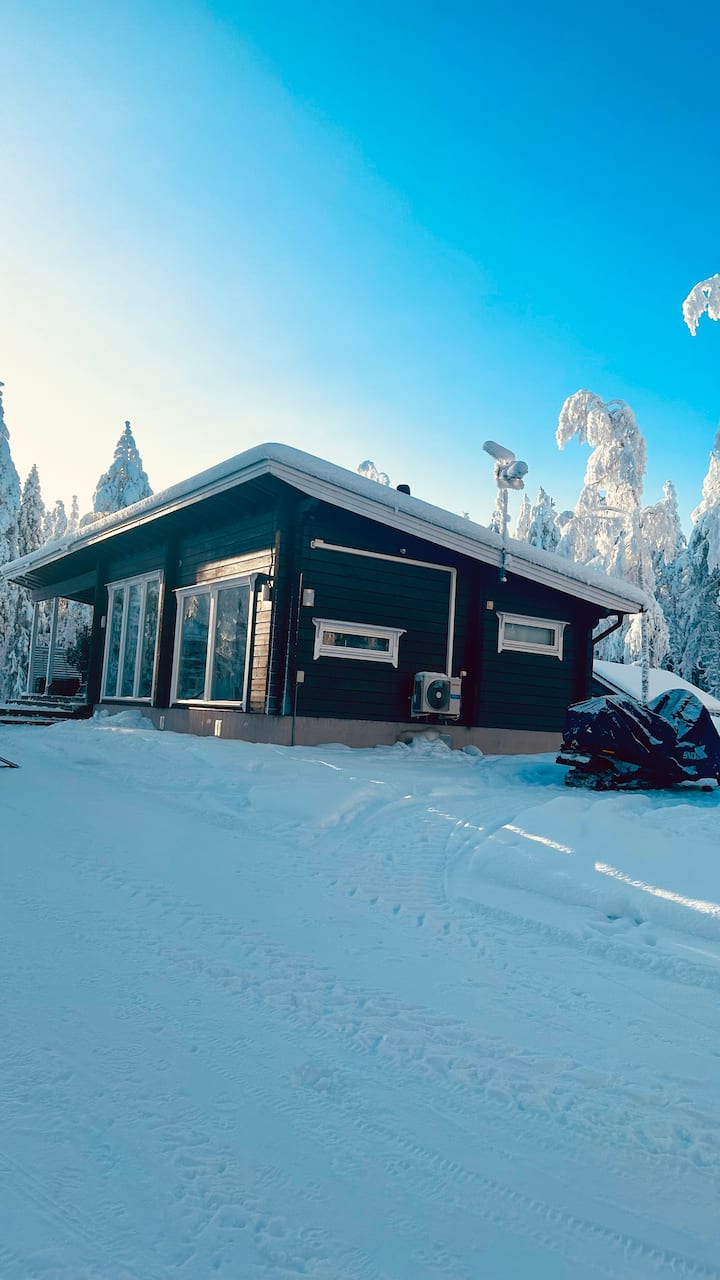 Private Lakefront Log Villa In Lapland With Sauna - Ranua