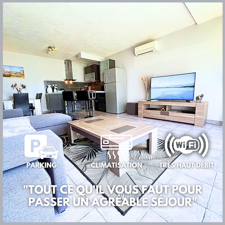 Ambiance Marine - Tout Confort Face Aux Bateaux - Sainte-Marie Plage