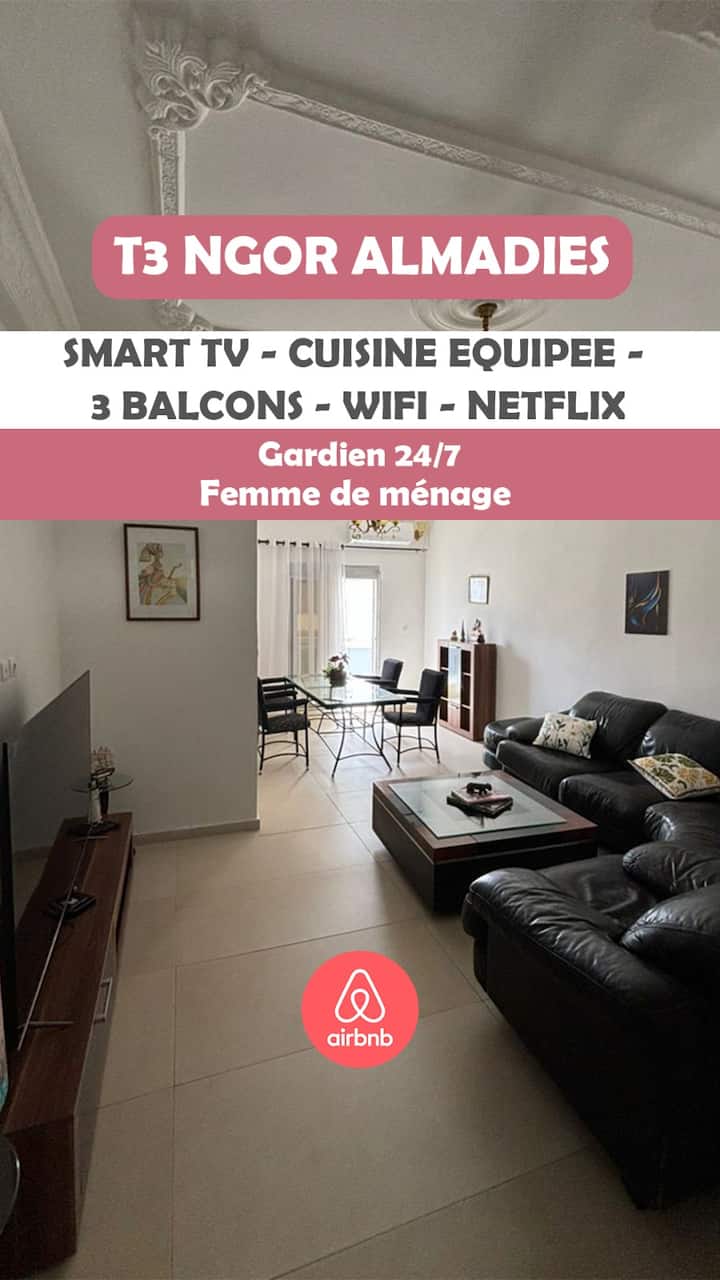 Appart Créatif Et Lumineux — à 10 Min De La Mer - Dakar