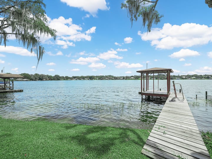 Lake June Waterfront Retreat Close To Boat Ramp - Lake Placid, FL