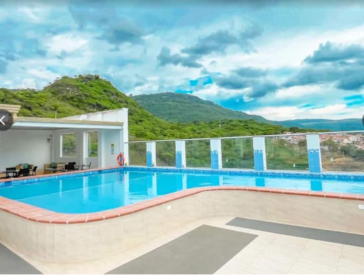 Apto Acogedor Con Piscina Y Sauna En San Gil Plaza - Barichara