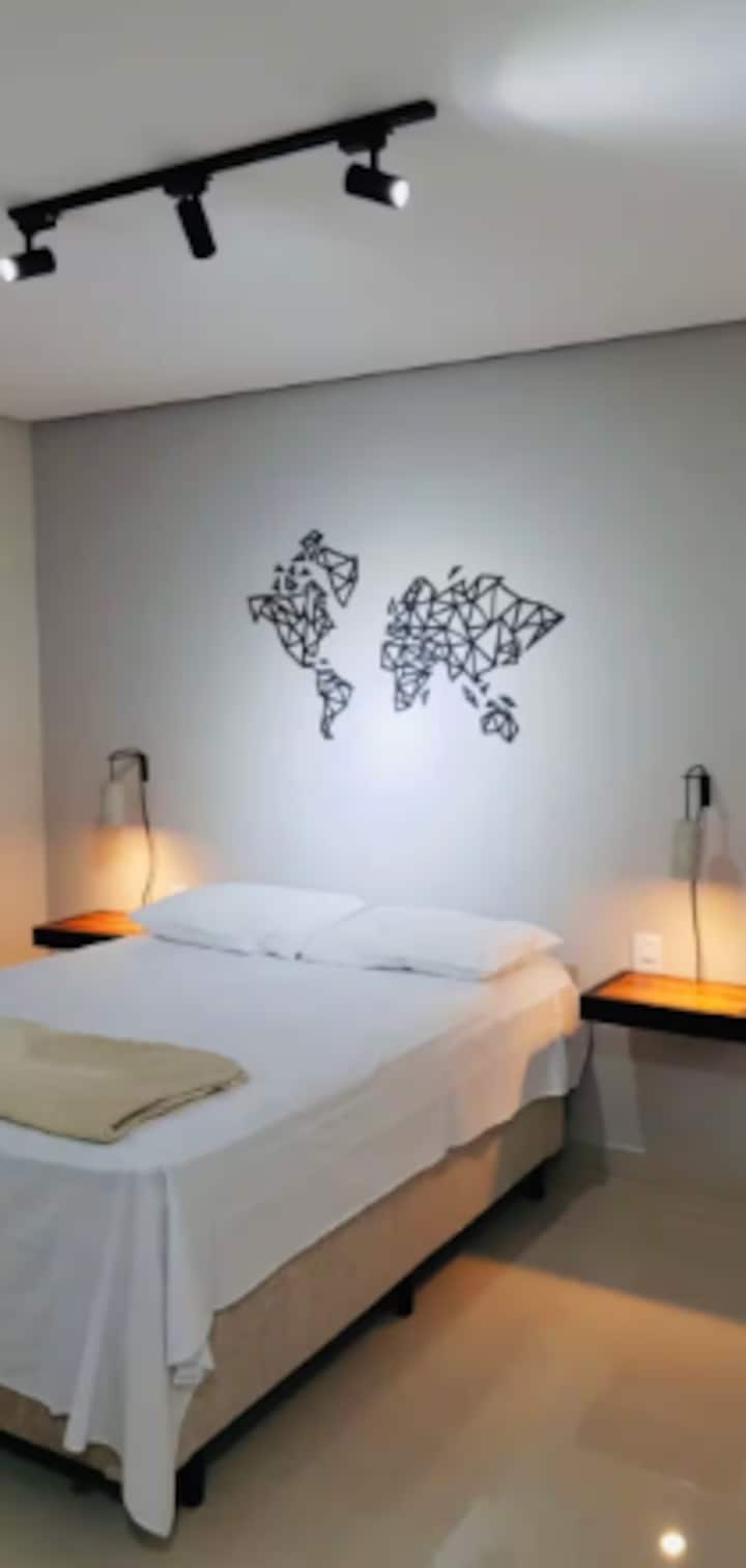 Design Industrial-casais/família-2quartos C/ar-ap3 - Capitólio