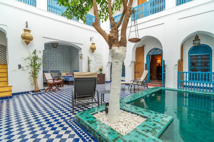 Riad El Fustat: Historical Home In Central Medina - Marrakech