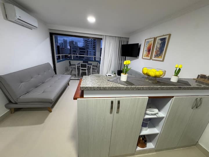 Apto 3 Hab Bocagrande A Pasos De La Playa - Cartagena