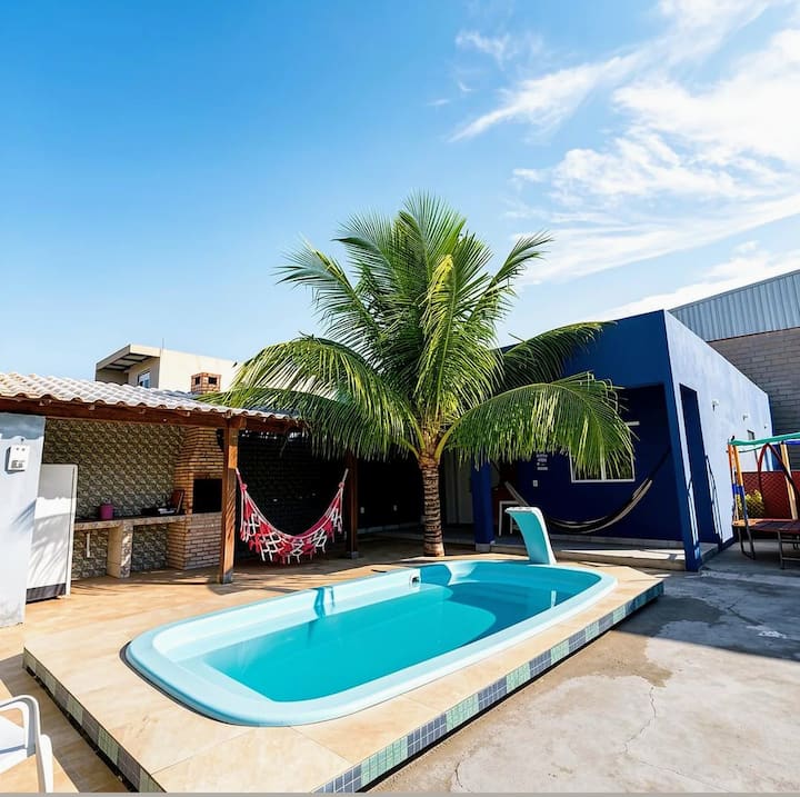 Casa Com Piscina E Pula-pula Em Cabo Frio Rj - Cabo Frio