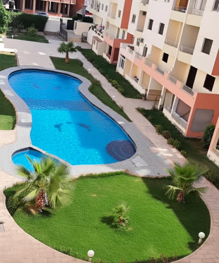 1-br: Pool, Beach, Central, Museum, Airport, Wifi - Ägypten