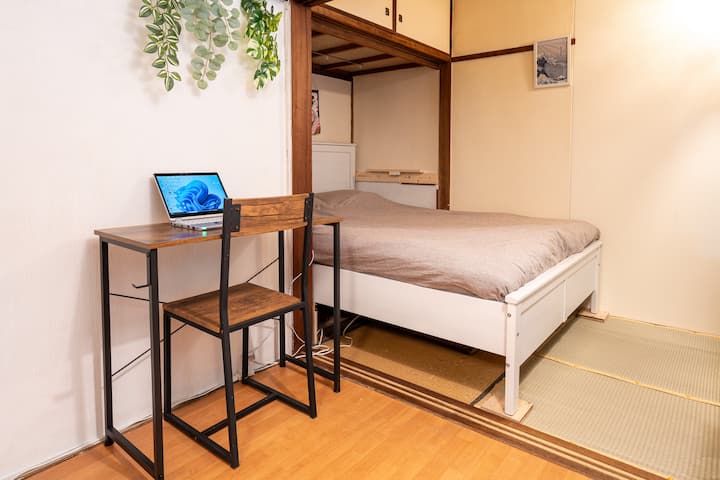 和風の畳部屋で日本の暮らしを体験/北加賀屋/静かな環境で快適/難波駅まで地下鉄で10分/観光に便利 - Japan