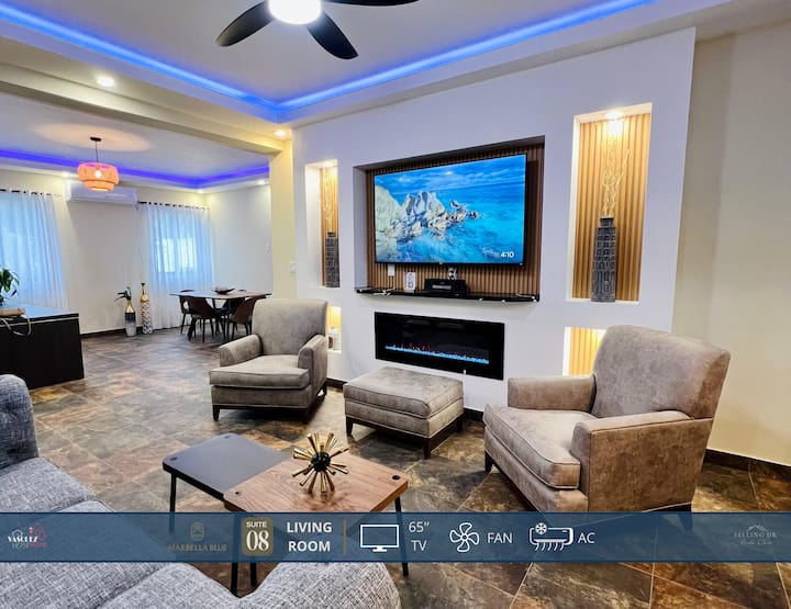 Suite #8 | Pre Mium • 2br-2bth • @ Marbella Blue - Puerto Plata