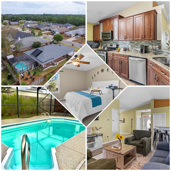 Cozy Beach Retreat W/ Pool & Ping Pong Table ‼️ - Milton, FL
