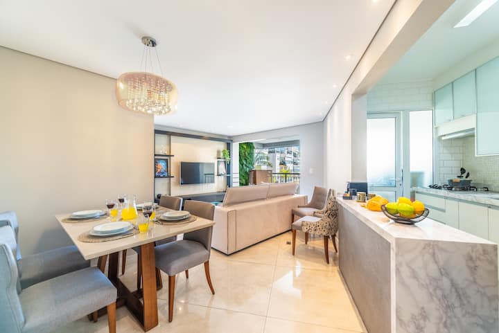 M2/310-lindo Apto Ao Lado Do H.einstein E Morumbis - Brasil