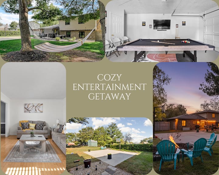 Winter Stay Family Fun With Game Room & Backyard - Greenwood, IN