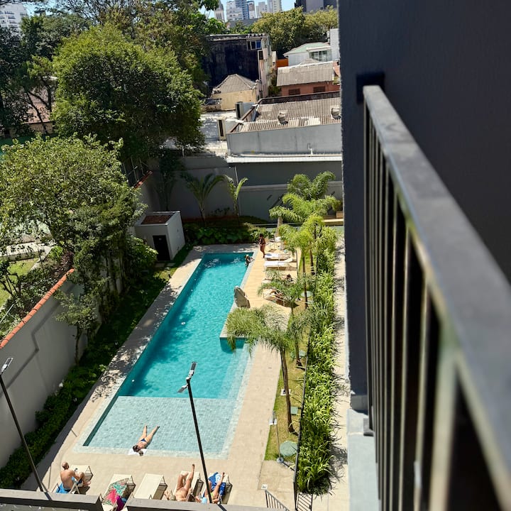 Studio 04º | Shopping Eldorado | Swimming Pool Gym - Pinheiros