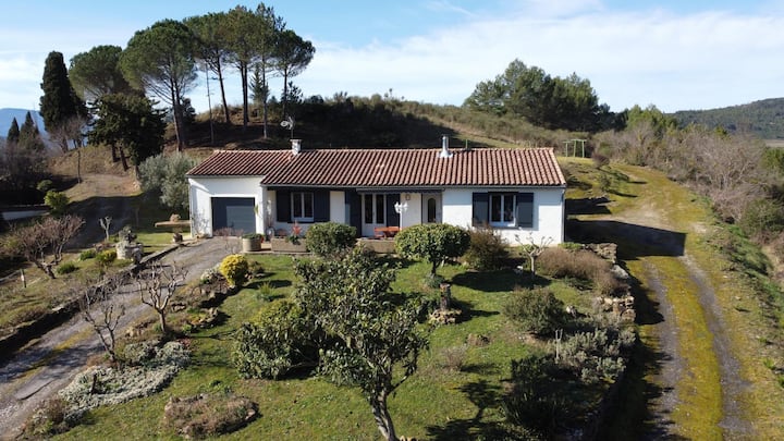 Villa Privative 4 Façades 3 Chambres, Très Calme - Quillan