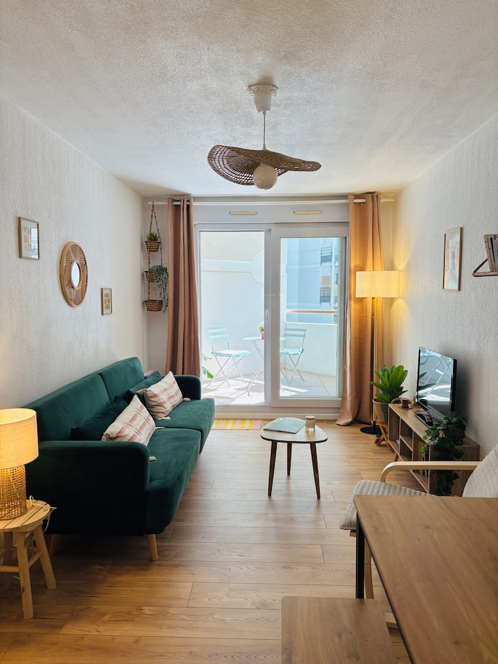 Appartement Cosy Avec Terrasse - Rives Du Lez - Montpellier