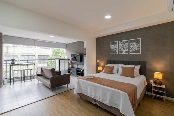 Giardino Smart Studio 05205 · 7 Km Gru+vaga+pisc - Guarulhos