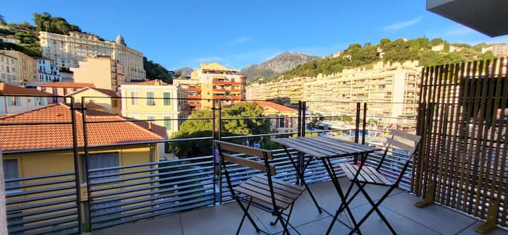 Studio Cosy Menton - Plage, Gare Et Centre à 5 Min - Menton