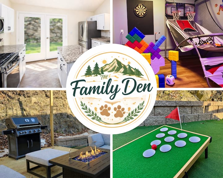 Family Retreat | Game Room, Fire Pit, Fenced Yard - 해리슨버그
