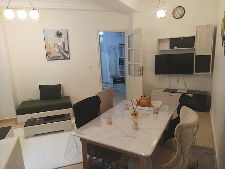 Chic 2br Oran | Wifi & Clim | Confort Hôtel - Oran