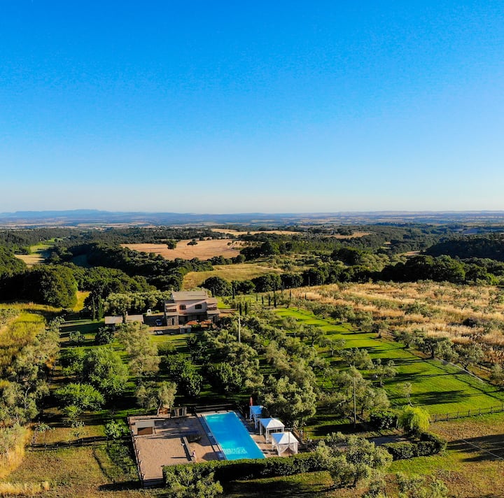 Casale Degli Ulivi: Villa Con Camino E Piscina - Bolsena