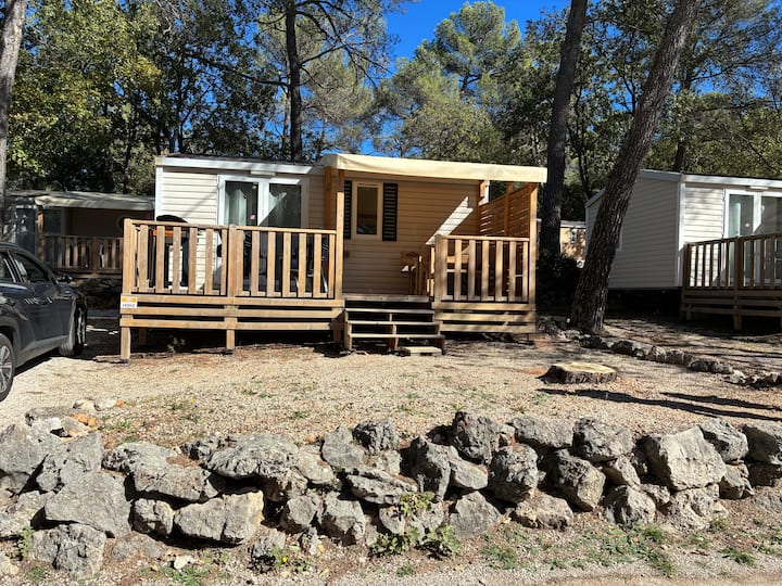 Charmant Mobile-home Tout Confort Vue Dégagée - Nans-les-Pins