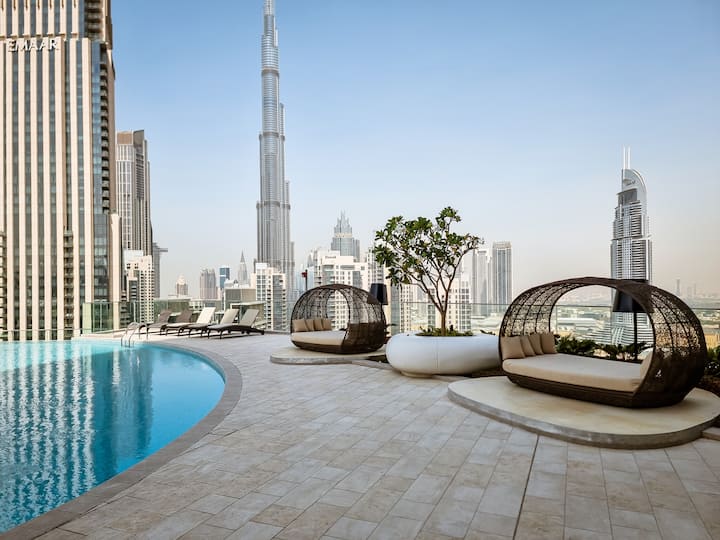 Downtown Luxury|burj View Pool|movie Room|squash - Dubai