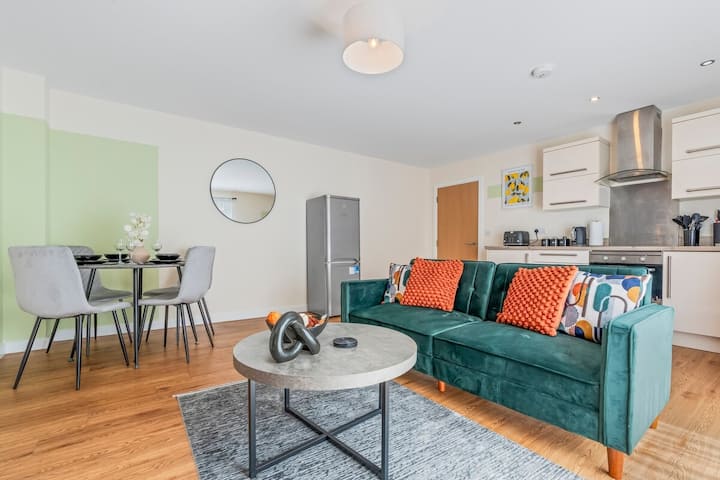 Long-term Stay | 3-bed Apt | Wi-fi | Sleeps 7 - Leicester