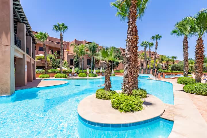 As Appartement Vue Piscine Et Charme Marocain - Marrakech