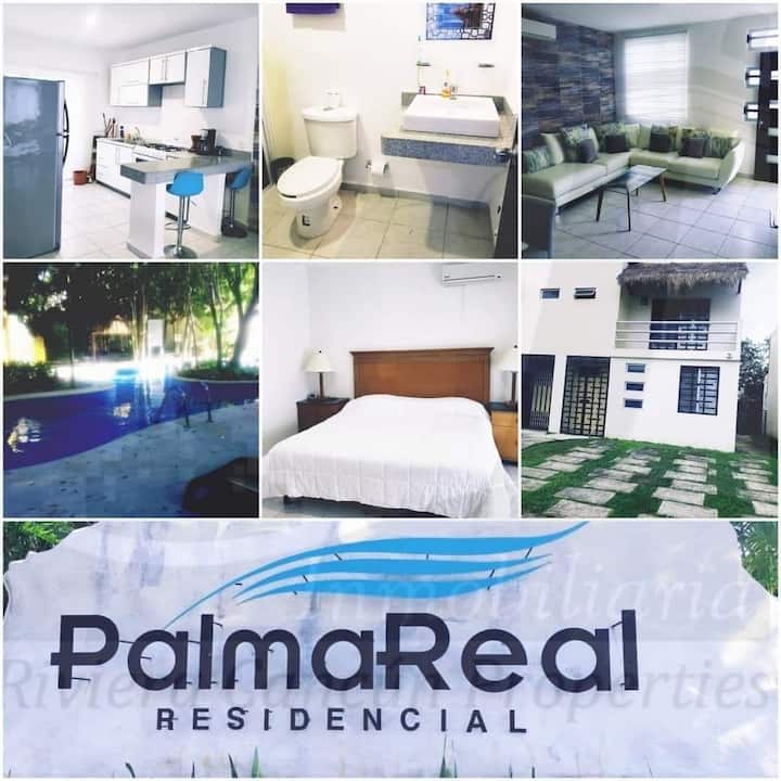 Hermosa Casa En Renta Vacacional, Palma Real - Puerto Morelos