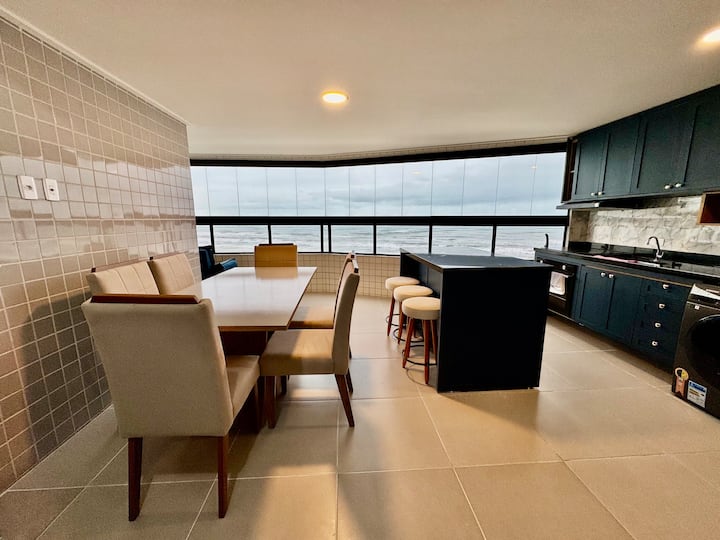 Sonho Caiçara| Frtmar, Ar, Wi-fi, Vista Panorâmica - Praia Grande