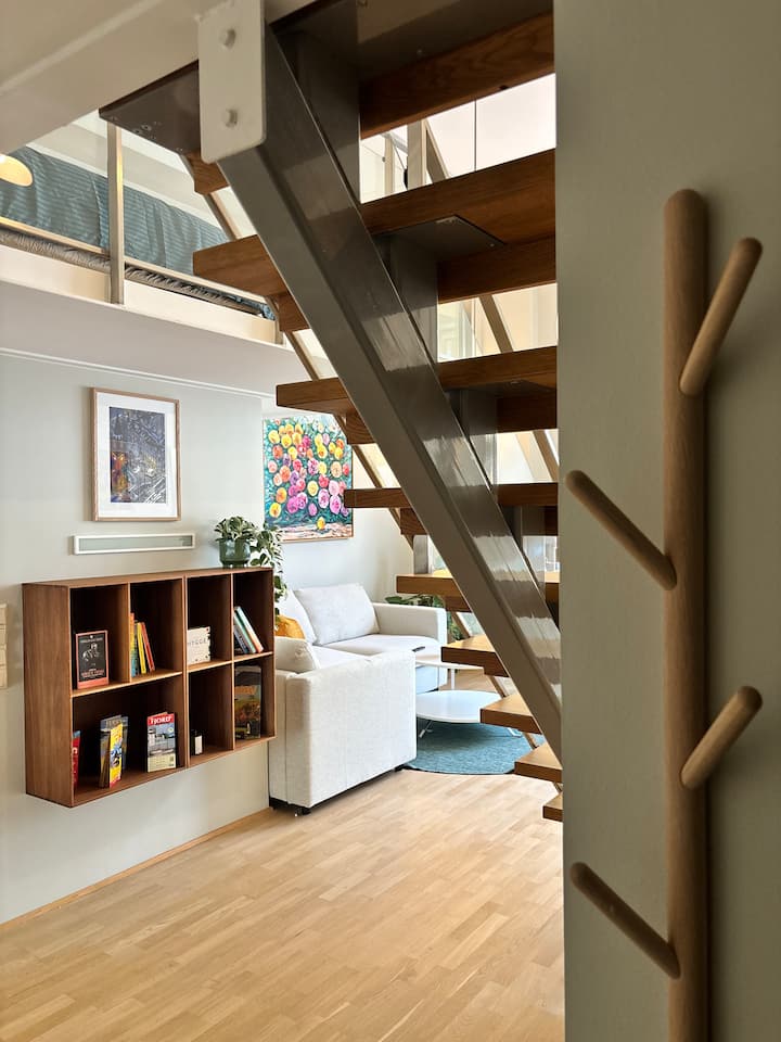 Scandi Designer Loft 6 Min Walk Central Station - Oslo