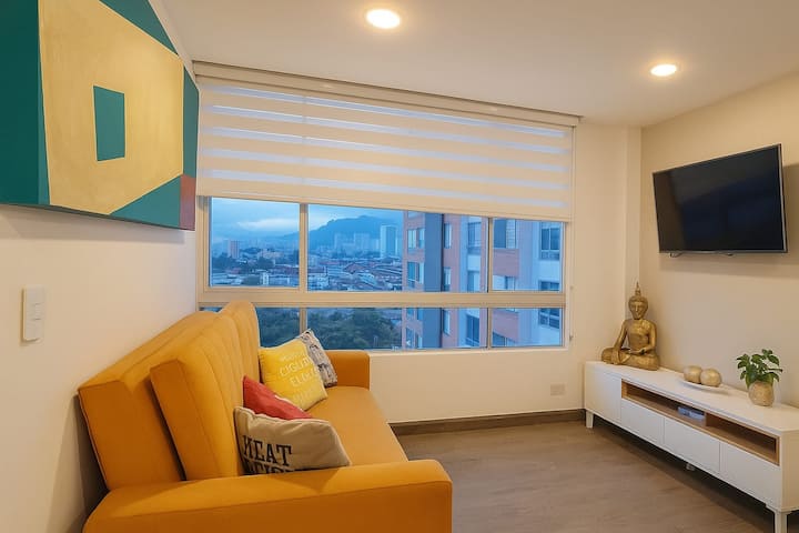 Apto Moderno Y Centrico, Hermosa Vista A La Ciudad - Bogota