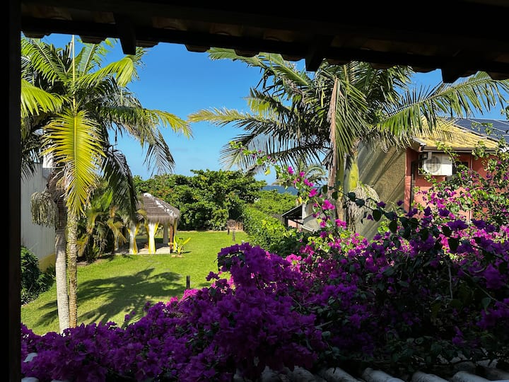 Paraíso Pé Na Areia, Piscina, 4 Qtos, Amplo Jardim - Guaratuba