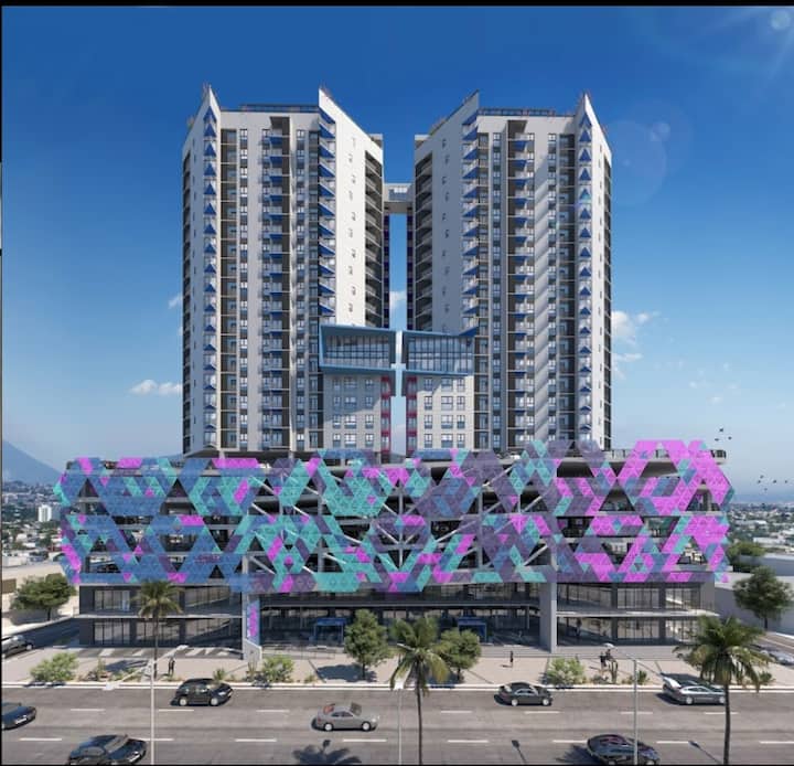 Departamento Moderno Centro Monterrey Vista Bella - Monterrey