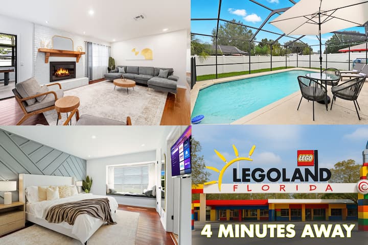 Luxury 3br
2bath•pool•
Game Room•
Legoland 4 Min - Carousel, Lake Wales