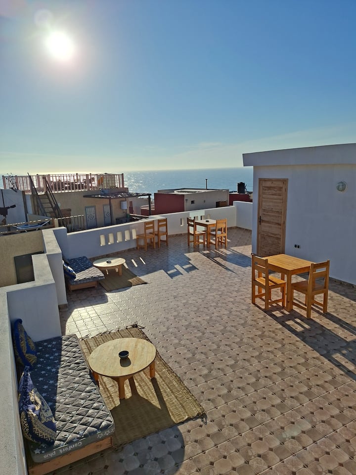 Azul House شقة مشرقة وأنيقة. - Imsouane