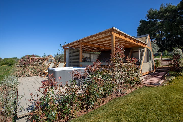 Tente Glamping Supérieure Avec Jacuzzi Vue Mer - San Vincenzo