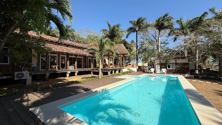 Cottage+pool+wifi+ac+beach @Playalosdestiladeros - Panama