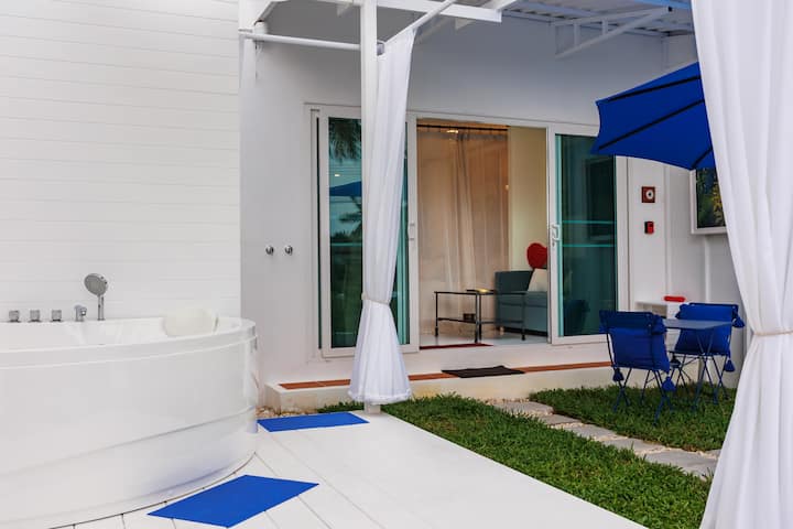 White Wellness House – Srithanu + Jacuzzi - Ko Pha-ngan