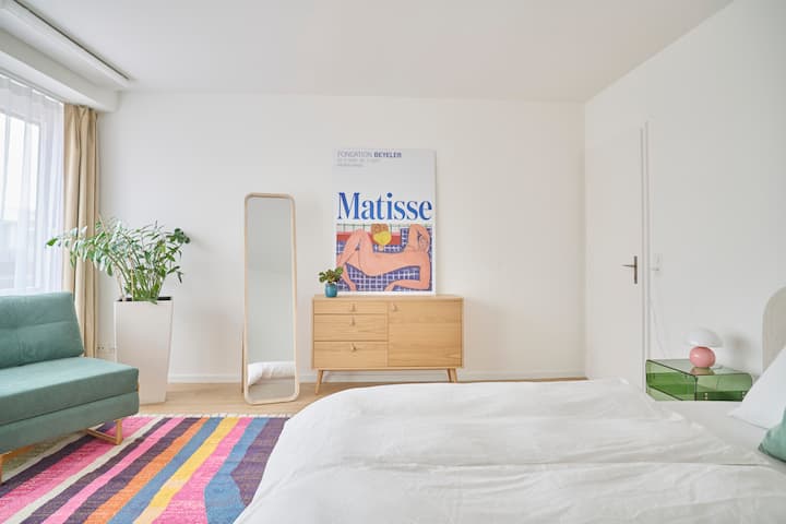 Central Rooftop Apartment With City View - Basel