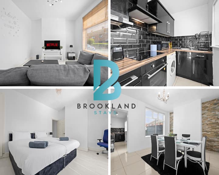 Manchester 2-br House With Free Parking And Wi-fi - Oldham