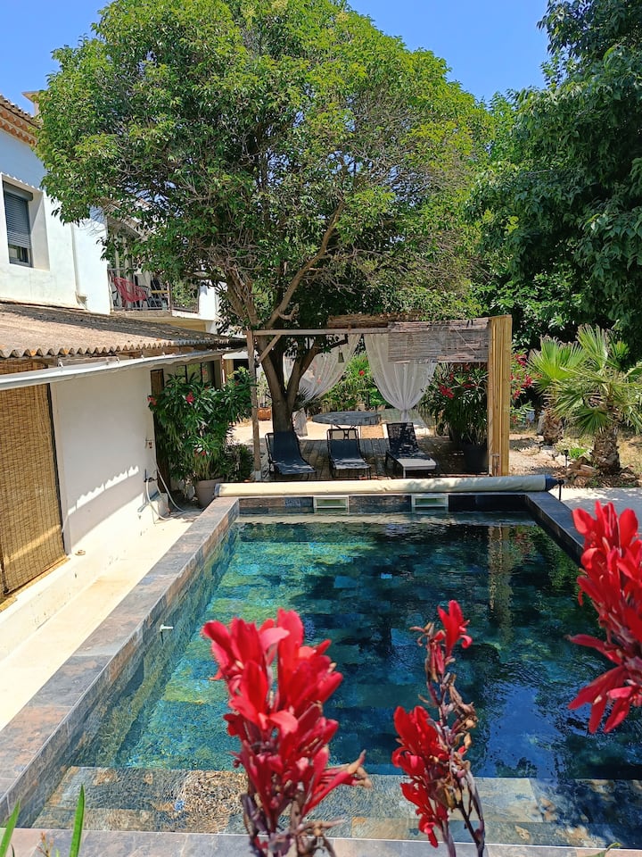 Appartement Au Centre-ville Avec Sa Piscine Privée - Frontignan