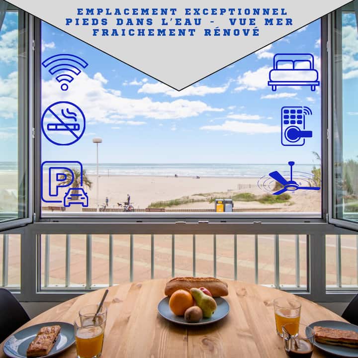 Rose Des Sables*vue Mer* Parking Privé, Wifi - La Grande-Motte