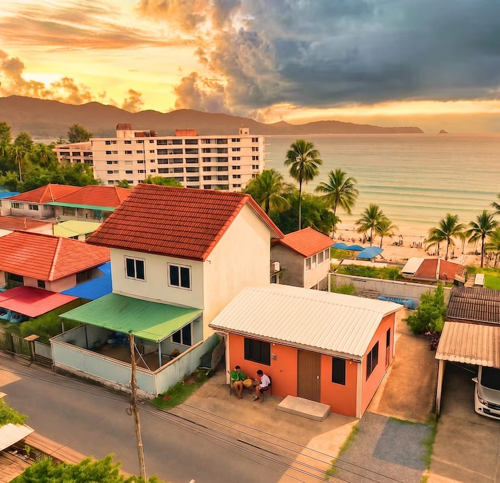3-min Walk To Beach • Super Private 2 Br House - Patong Beach