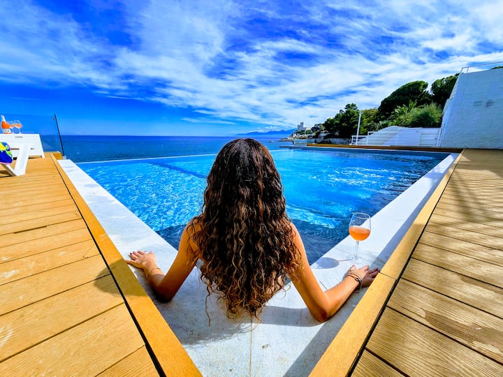 Sunset House With Infinity Pool - Santa Flavia